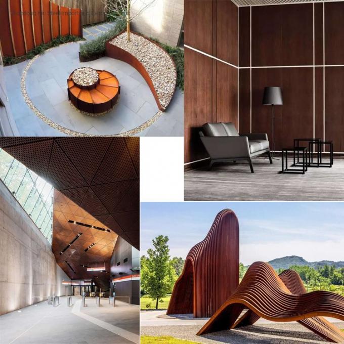 Plat Baja Corten ASTM A588 A242 Plat SPA 5mm 40mm